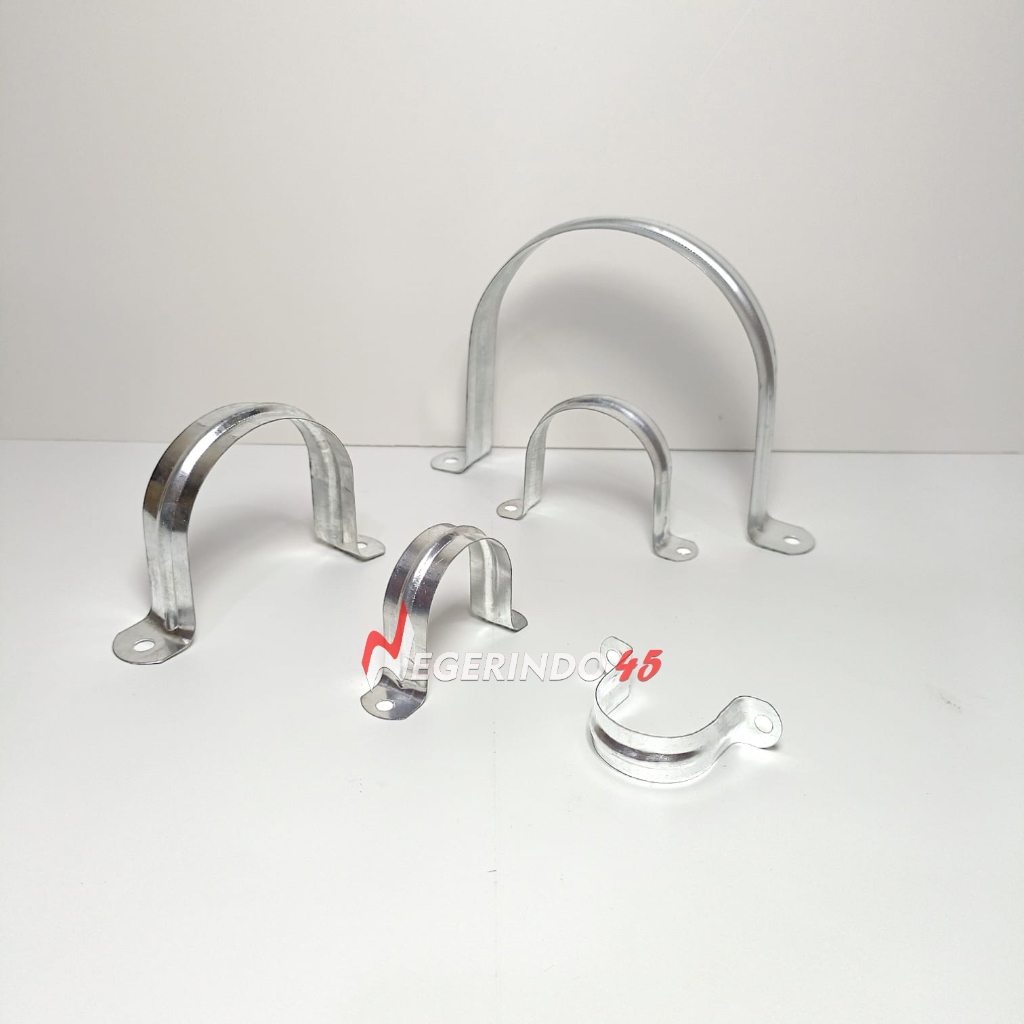 Jual IPW KLEM OMEGA 1/2" 3/4" 1" 1 1 /4" 1 1/2" CLAMPS OMEGA GALVANIS ...