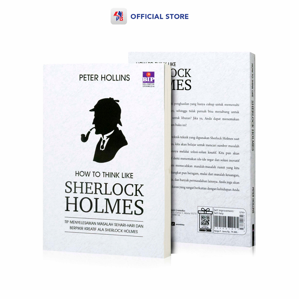 Jual Buku Novel Self Improvement / How To Think Like Sherlock Holmes ...
