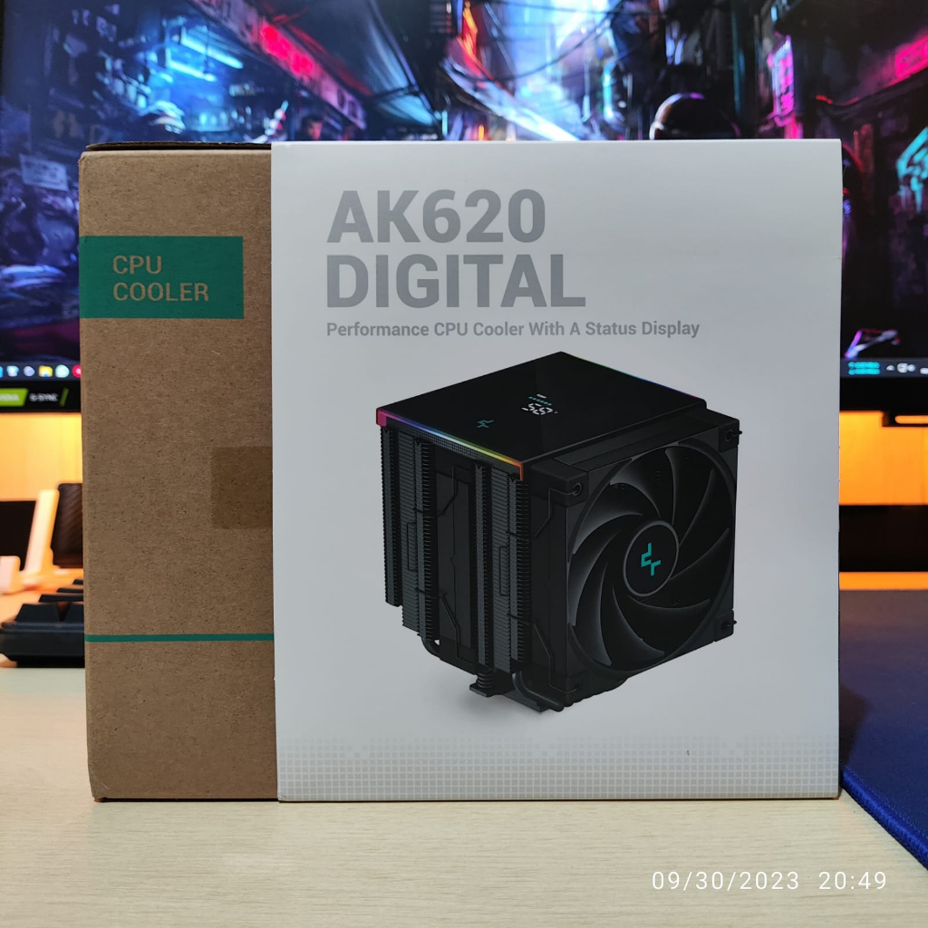 Jual DeepCool AK620 DIGITAL Dual Tower 120mm CPU Cooler AK 620 BLACK ...