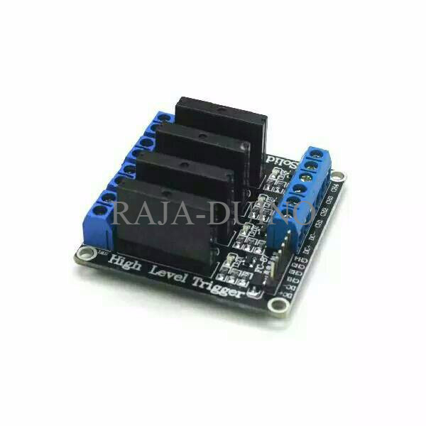 Jual SSR Solid State Relay Module 4 Channel 5V DC High Level for ...