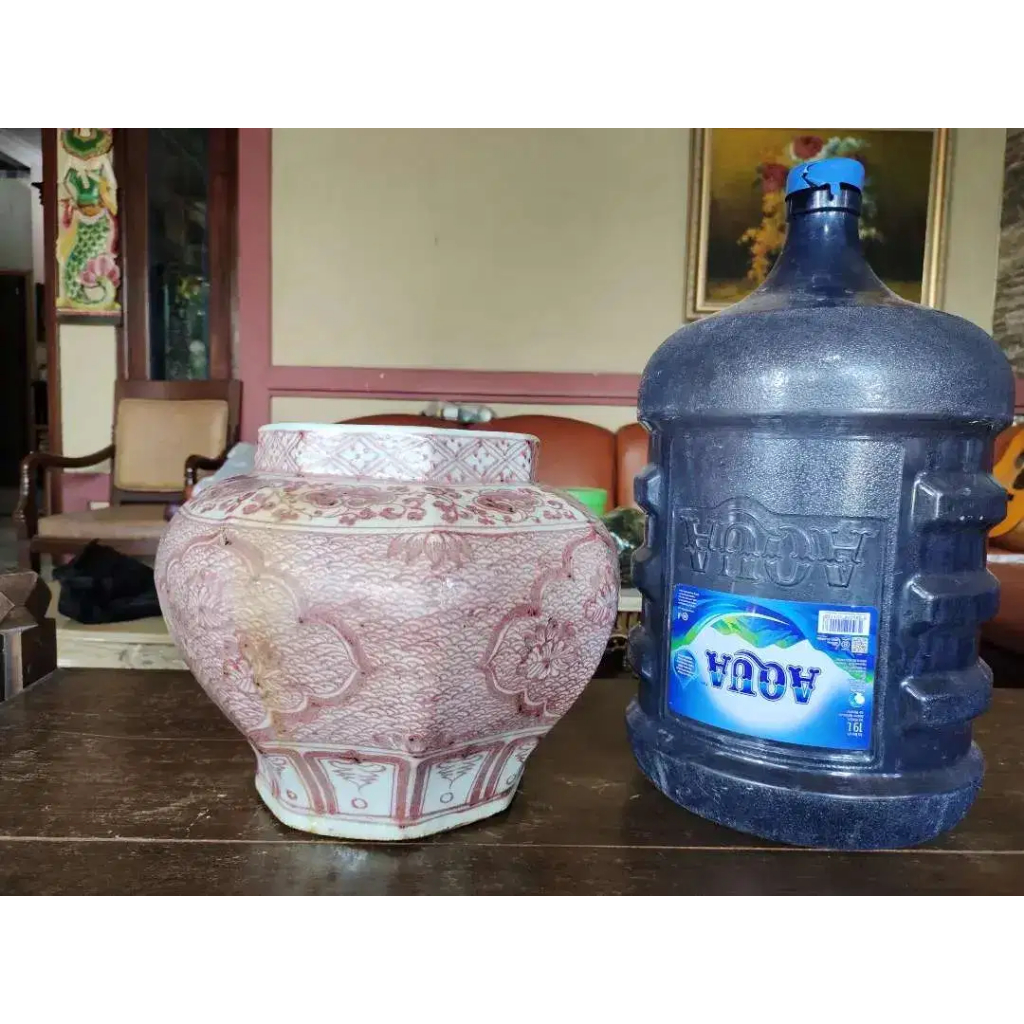Jual Keramik china dinasty priuk red under glaze part 930 antik ...