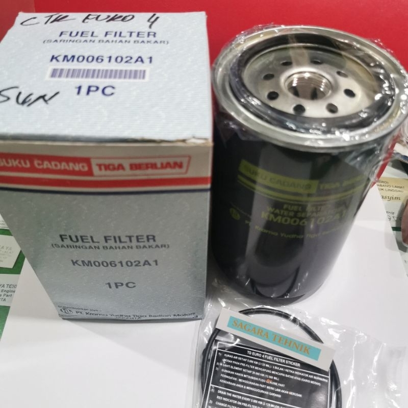 Jual Filter solar Canter Euro 4 Ktb fuel Filter KM006102A1 | Shopee ...