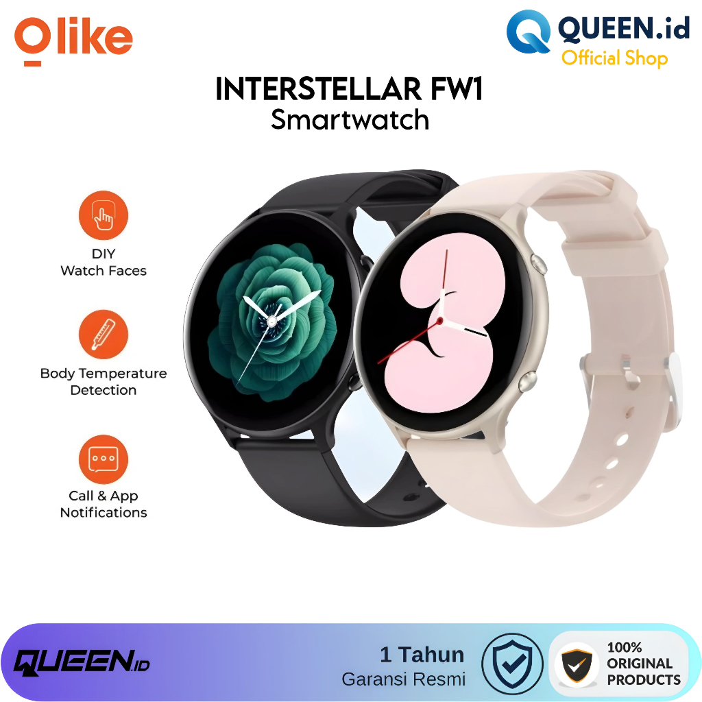 Jual Olike interstellar FW1 Smartwatch HD Display 1.28" Health Sport Watch | Shopee Indonesia