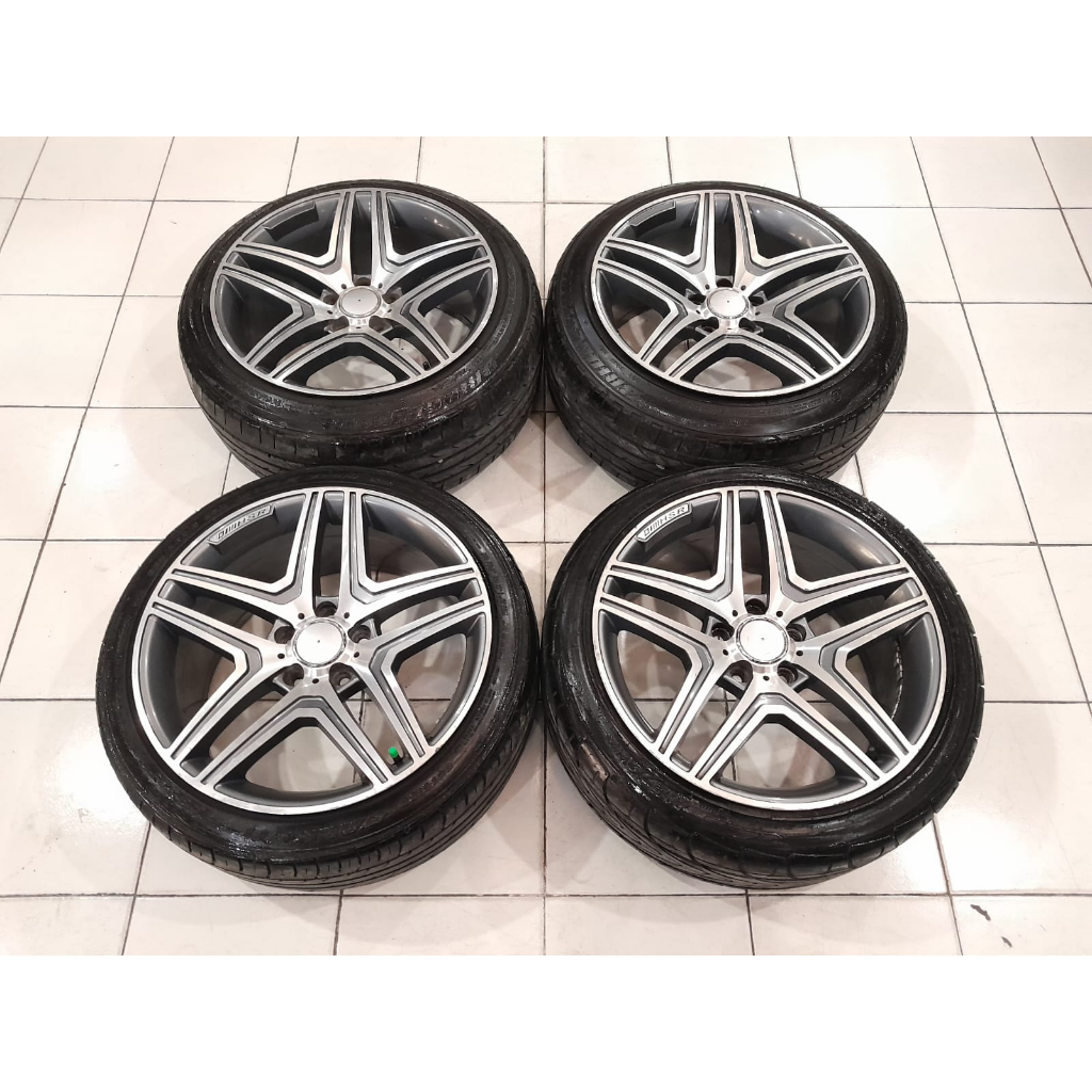 Jual Velg Mobil Mercy Ring 18 Velg Bekas AMG R18 Lebar 8,5/9,5 Pcd 5x112 Velg Mobil Second ...