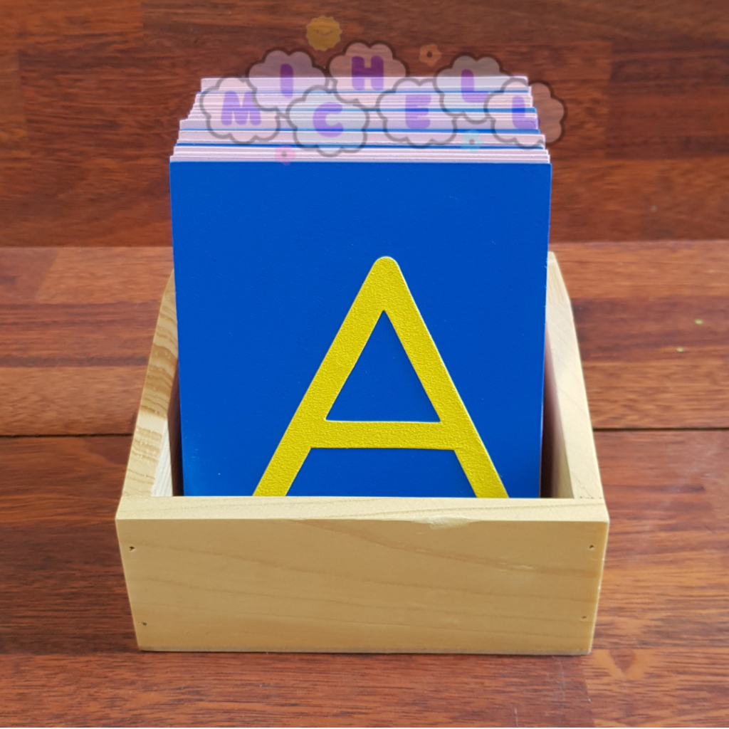 Jual Sandpaper Letters Uppercase - Mainan Edukasi Huruf Besar Alphabet ...