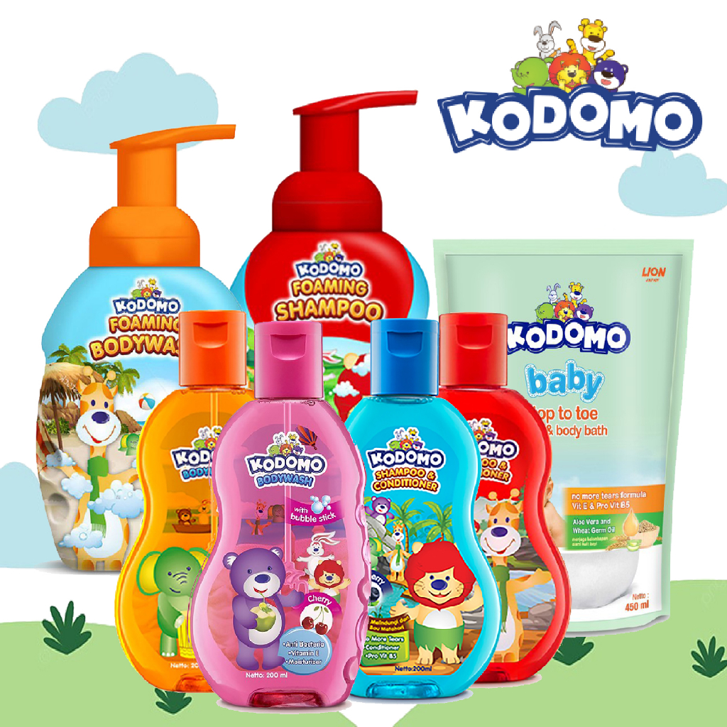 Jual Kodomo Foaming Shampo Body Wash Top To Toe Sabun Sampo Anak | Shopee Indonesia