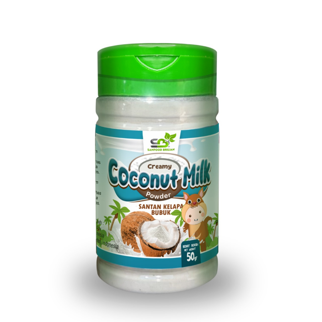 Jual Sanfood Coconut Milk Powder (Santan Bubuk) Kemasnan Botol 50gr ...