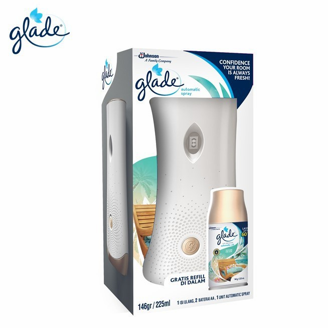 Jual Glade Alat Matic Spray Device + Reffil Ocean Escape 225ml ...