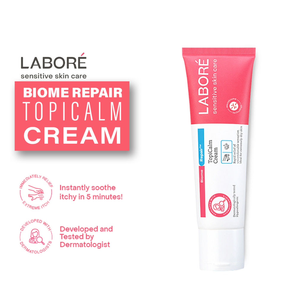 Jual Labore TopiCalm Cream Sensitive Skin Care Menyembuhkan Eczema ...