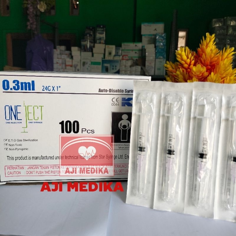 Jual Spuit 0,3 Oneject ECER PER 10PCS | Shopee Indonesia