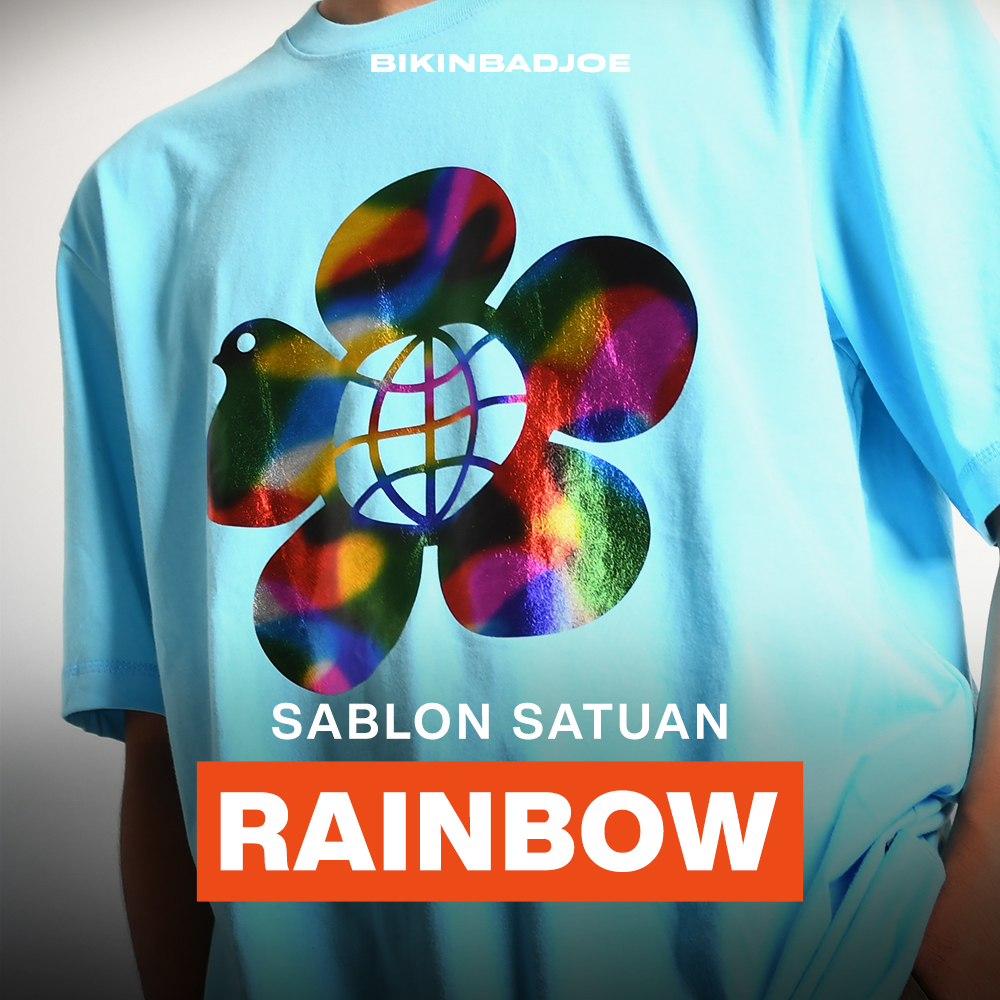 Jual SABLON RAINBOW - Kaos Custom Sablon Satuan Rainbow / Special ...