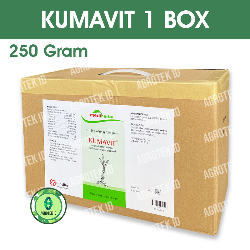 Jual KUMAVIT 250 gram 1 Box Isi 20 Sachet Vitamin Penambah Nafsu Makan ...