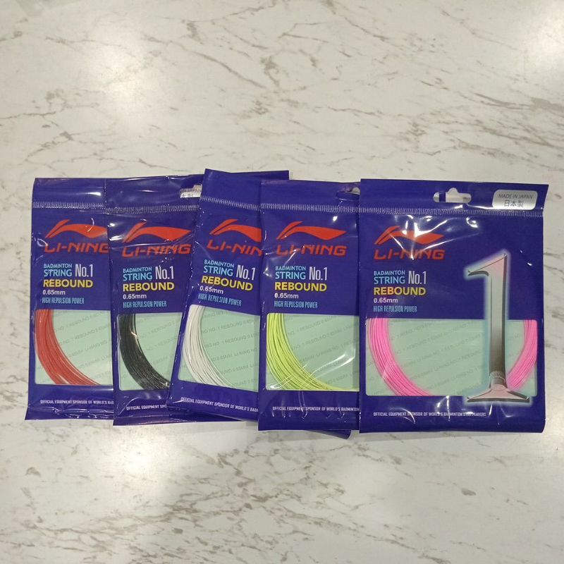 Jual SENAR BADMINTON LINING NO.1 REBOUND (ORIGINAL LINING 100% ...