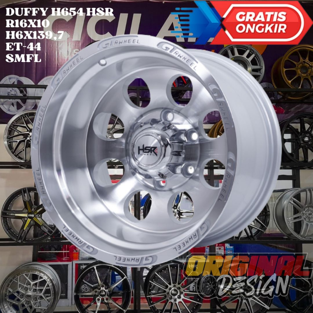 Jual Velg Mobil Ring 16 LEBAR 10 HSR DUFFY R16 HARDTOP LC RANGER ...