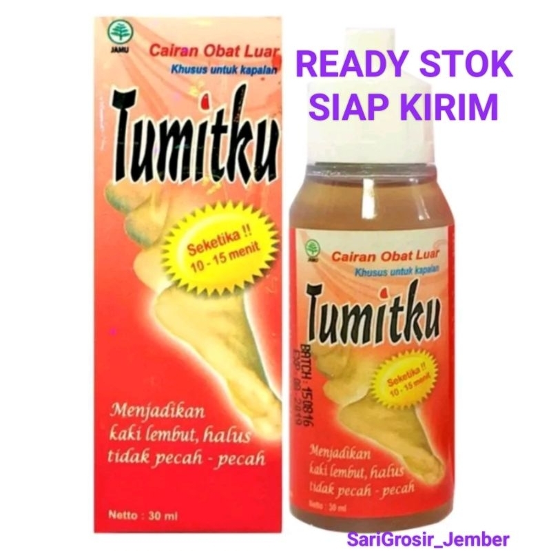 Jual TUMITKU BPOM 30 ml Cairan Obat luar khusus untuk kaki pecah pecah ...