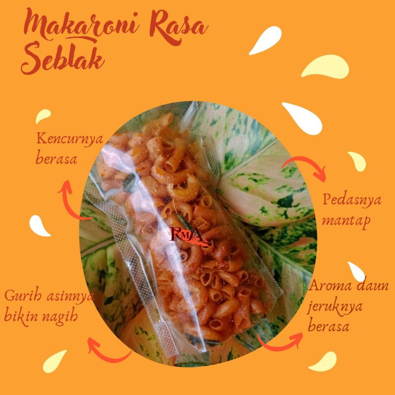 Jual Makaroni Bantet Rasa Seblak Pedas Asin Renyah Cikruk | Shopee ...