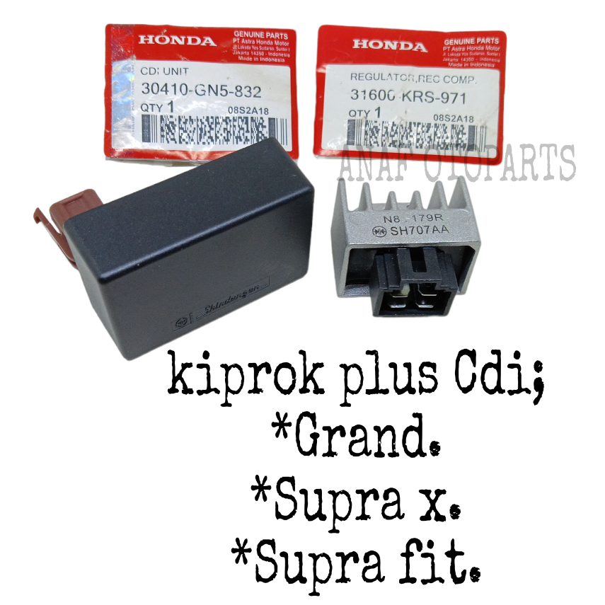 Jual PAKET 2 ITEN CDI PLUS KIPROK GRAND/SUPRA X/SUPRA FIT/LEGENDA/PRIMA ...