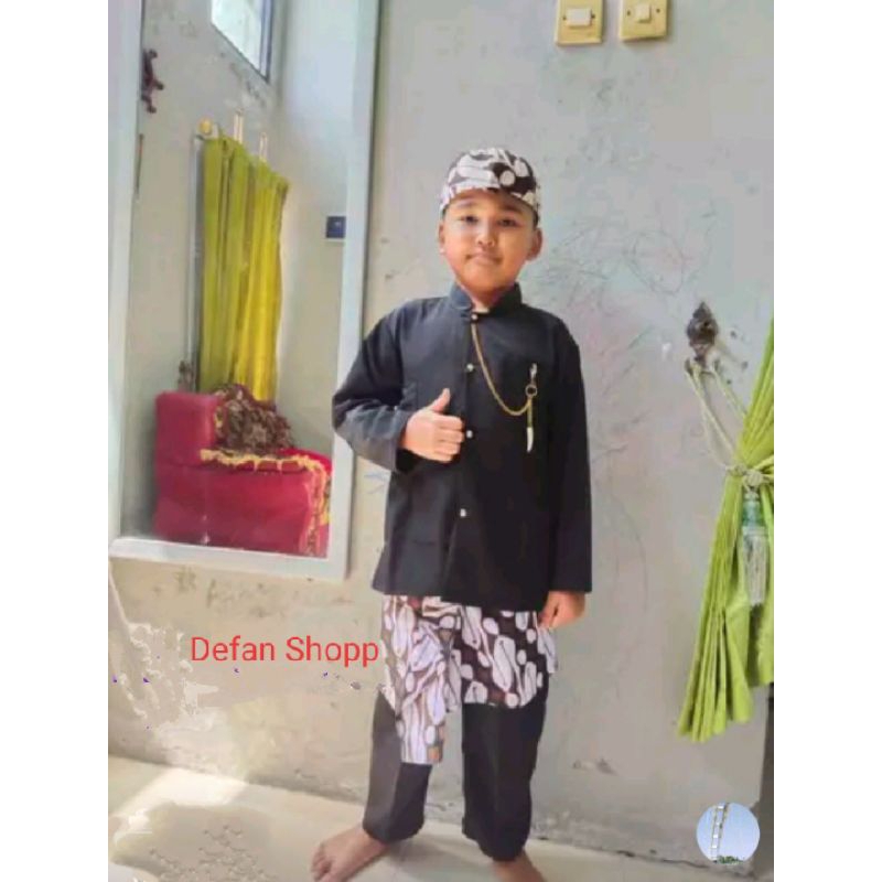 Jual baju adat basofi,/baju adat Jawa Timur/ baju cak anak-dewasa ...