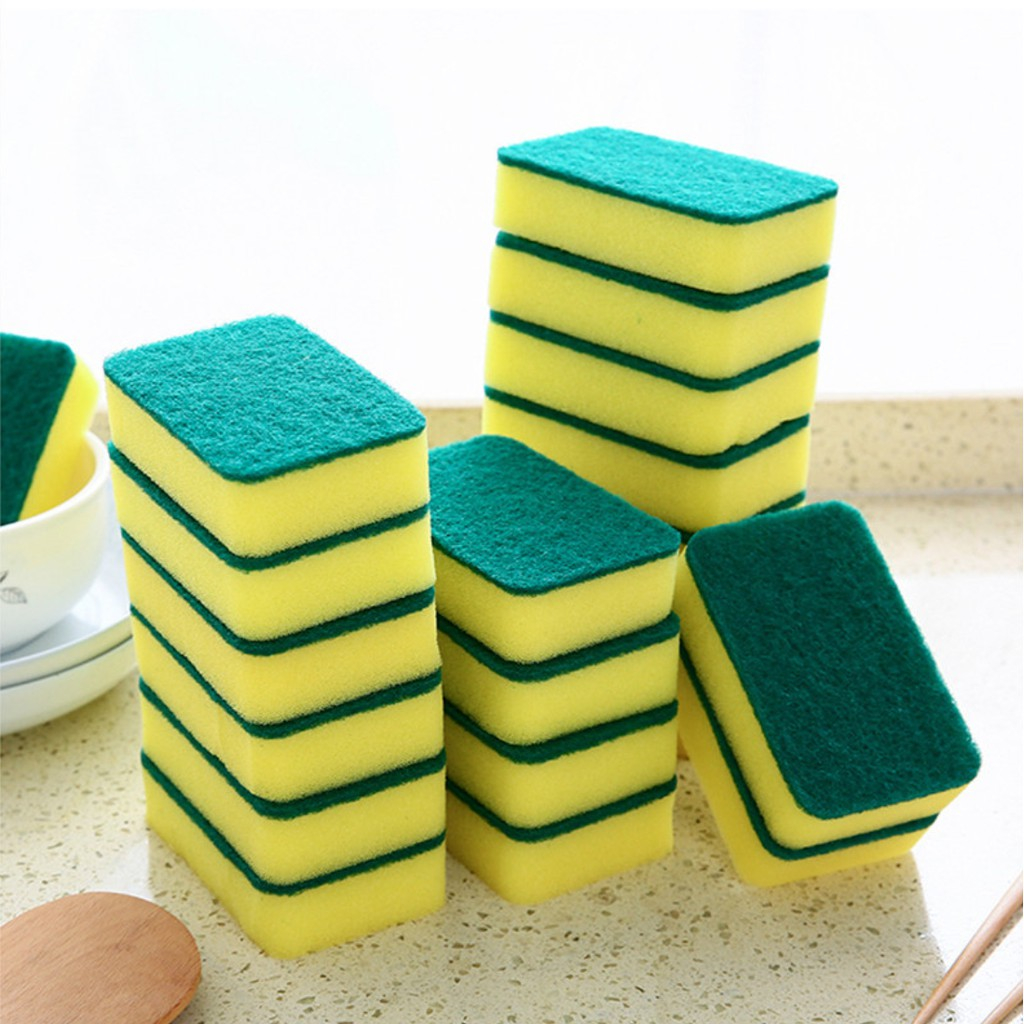 Jual Spon Cuci Piring Sponge Kota Kuning Hijau Spons & Sabut Hijau ...