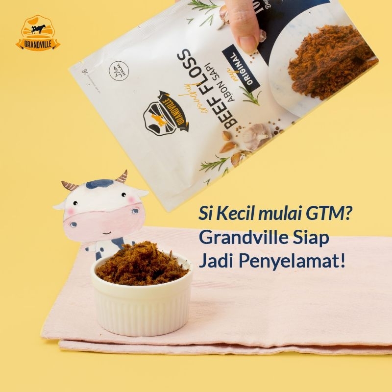 Jual Grandville Beef floss original | Shopee Indonesia