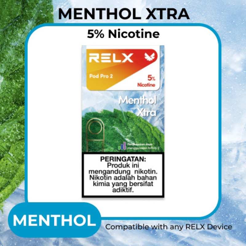 Jual RELX Pods Pro 2 - Menthol Xtra (Garansi Resmi id) | Shopee Indonesia