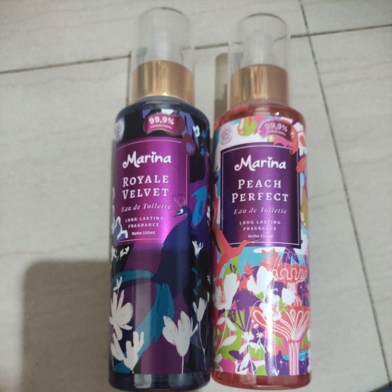 Jual Marina eau de toilette EDT parfum 150 ml Royale velvet / peach ...