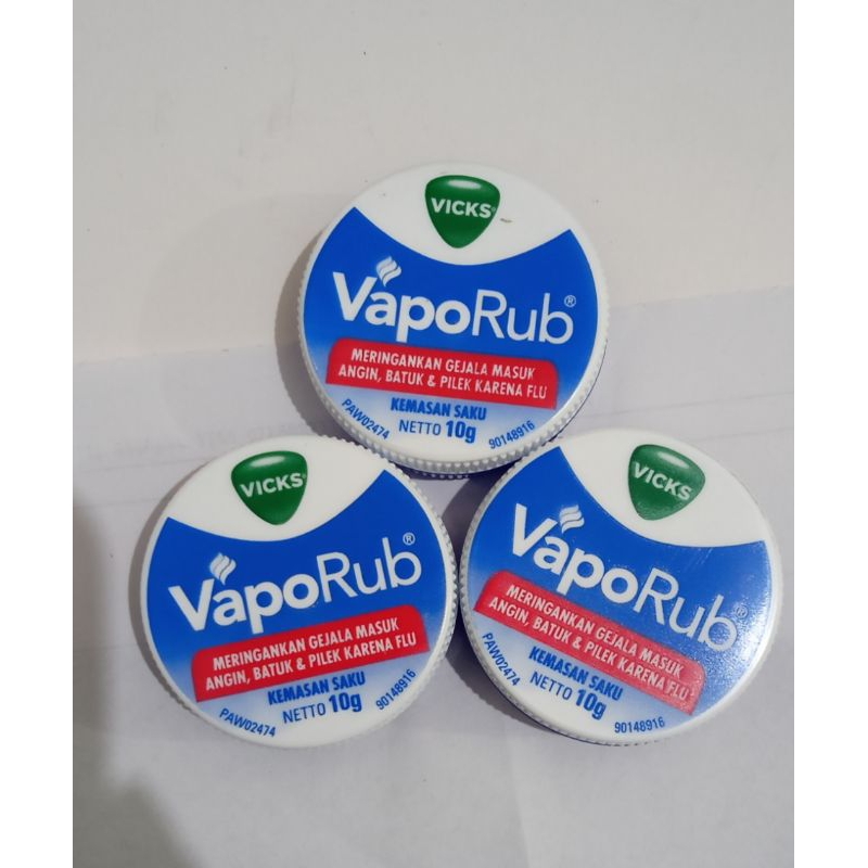 Jual Vicks VapoRub 10g 1 box (isi 12pc) obat gosok untuk meringankan ...