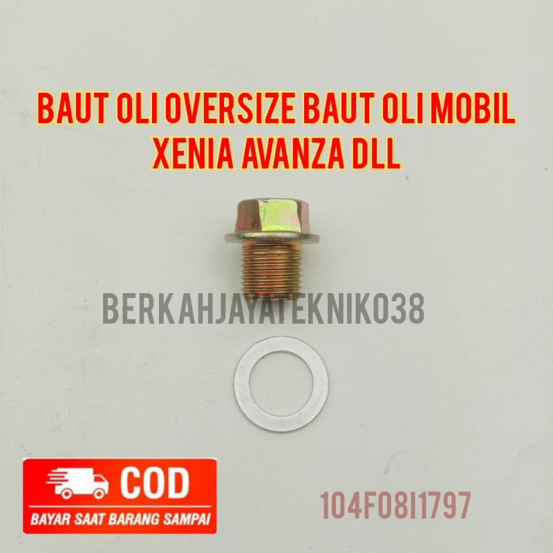 Jual Baut Oli Oversize Baut Oli Mobil Xenia Avanza Dll Free Ring ...