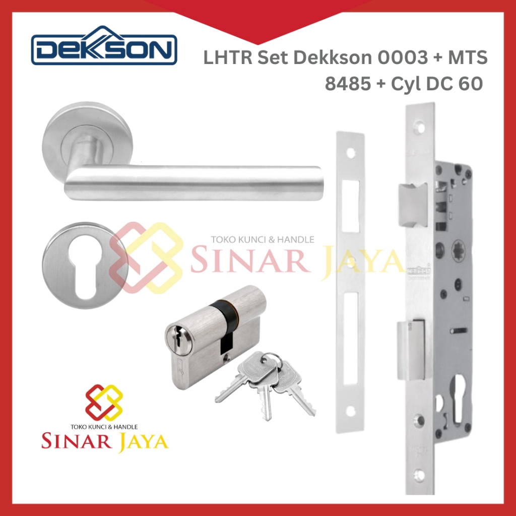 Jual Handle Set Pintu Kayu Dekkson 0003 + Mortise + Cylinder | Shopee ...