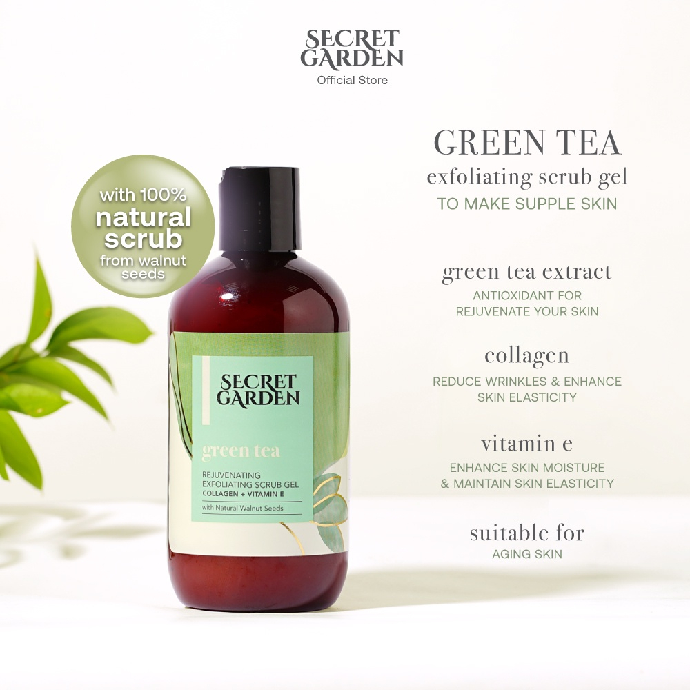 Jual Secret Garden Exfoliating Body Scrub Gel 250ml | Shopee Indonesia