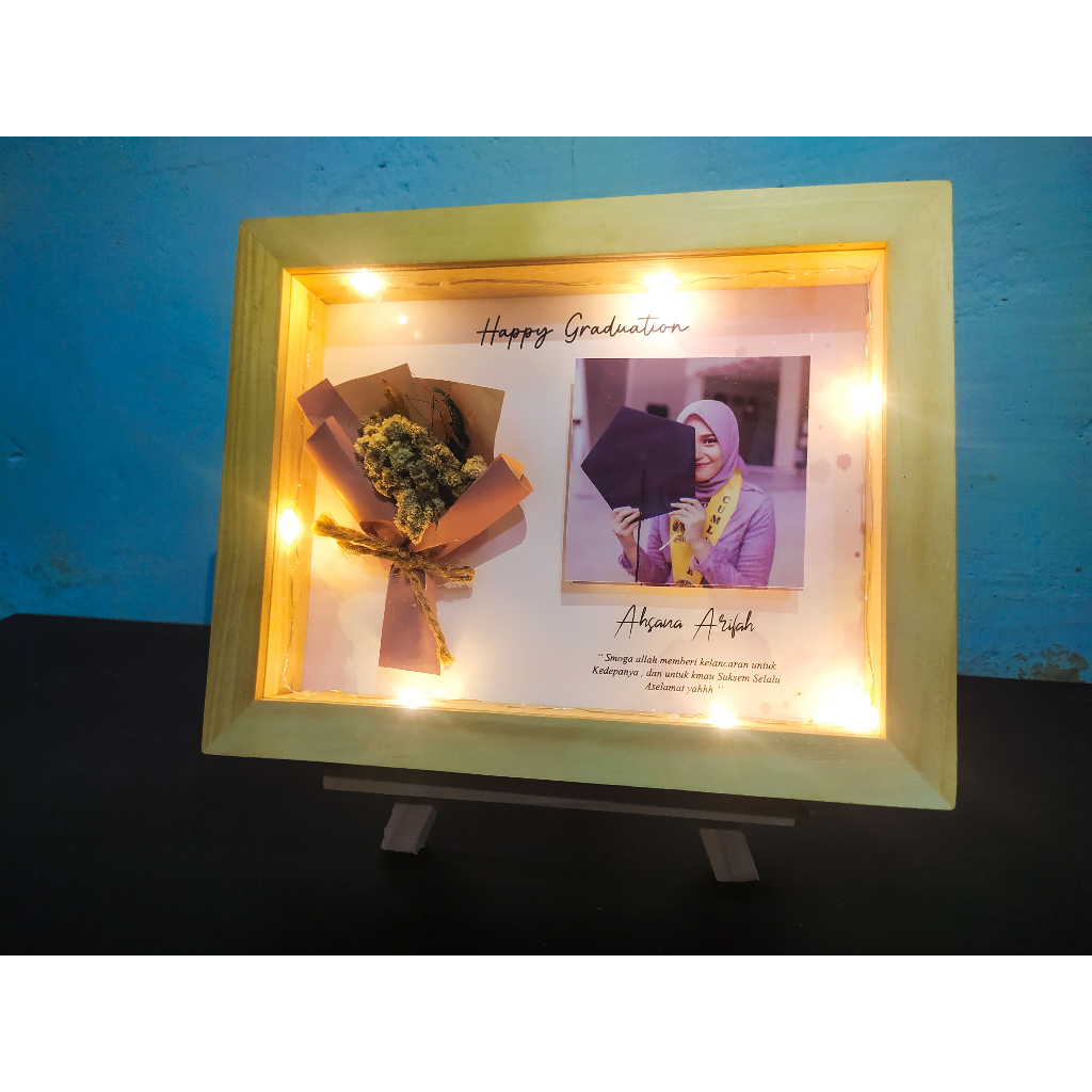 Jual Flower in Frame 3d Kado Ulang Tahun , Wisuda , Pernikahan ...