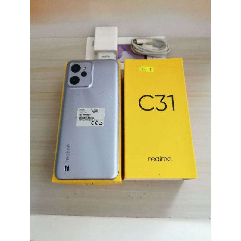 Jual Realme C31 ram 4GB 64GB Bekas - Fullset Resmi - second | Shopee ...