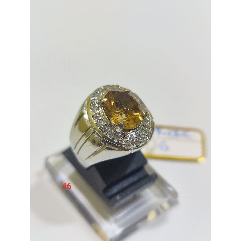 Jual batu permata natural citrin Quartz dilengkapi memo WGL | Shopee ...