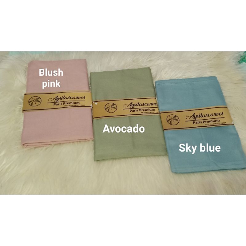 Jual [KHUSUS BATAM] Jilbab Segiempat Paris Premium 110 x 110 cm ...