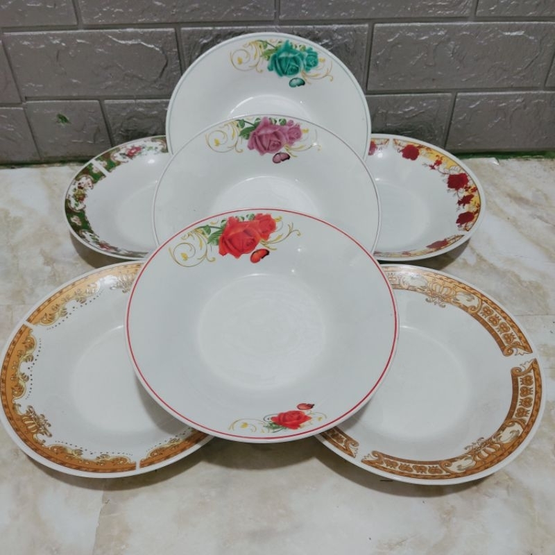 Jual PIRING MAKAN PIRING KERAMIK PIRING CANTIK 8" DYNASTY | Shopee ...