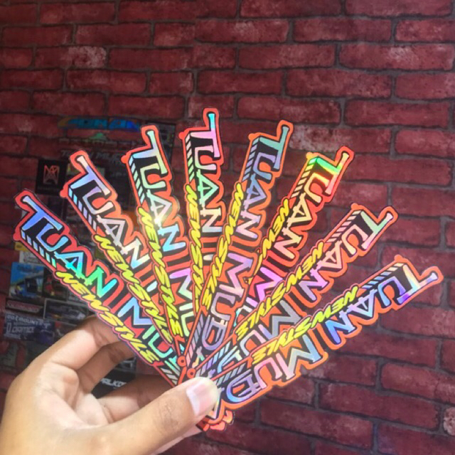 Jual Stiker Bus Bris Trans Tuan Muda Hologram Cutting Lasser | Shopee ...