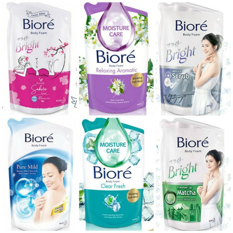 Jual Biore Refill Body Foam kemasan 250 ml | Shopee Indonesia