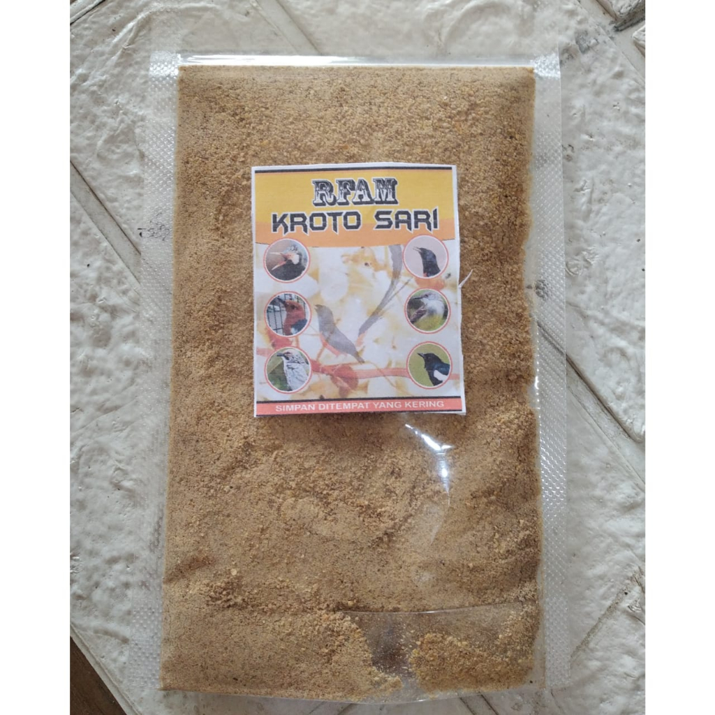 Jual RFAM KROTO SARI HALUS 50 GR pakan burung super untuk lomba dan ...