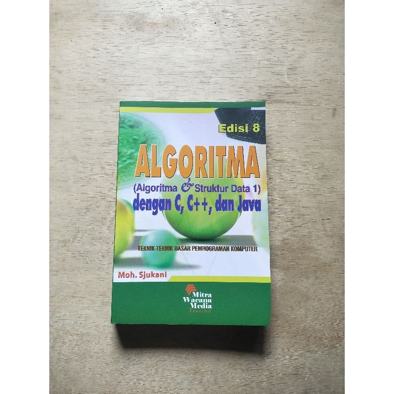 Jual Buku Komputer, ALGORITMA (Algoritma & Struktur Data 1) dengan C ... Jual Buku Komputer, ALGORITMA (Algoritma & Struktur Data 1) dengan C ...