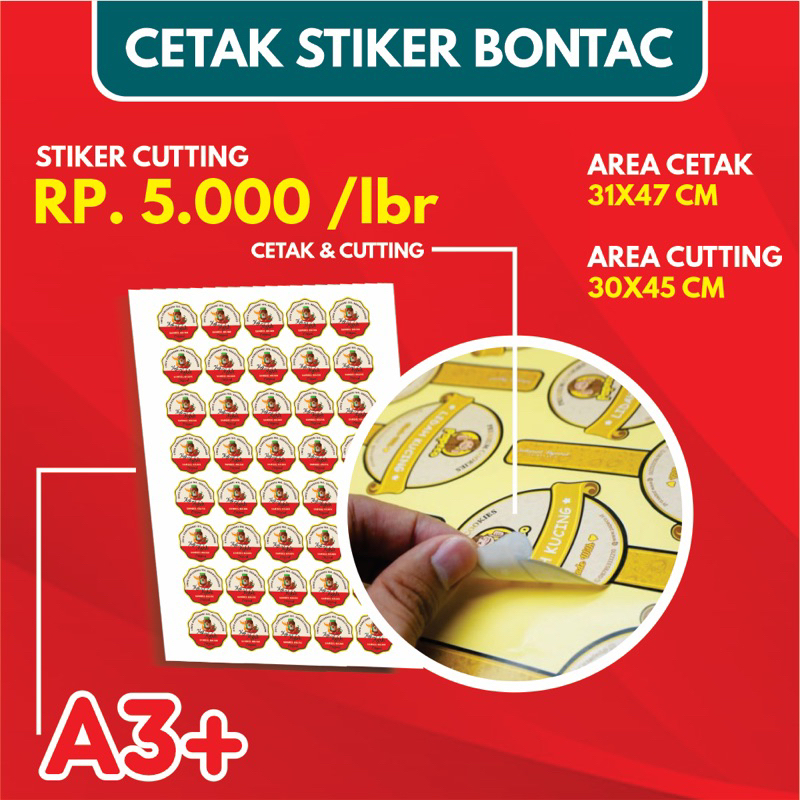 Jual Cetak Stiker Bontax / Chromo Murah | Shopee Indonesia
