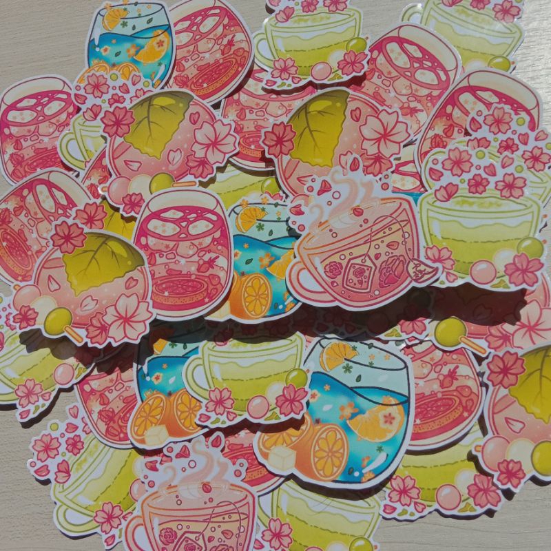 Jual sticker deco, sticker kawaiii, sticker cantik, sticker, jurnal kit ...