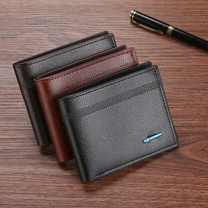 Jual Dompet Pria Lipat Elegant Vintage Simple Klasik Soft Touch Bahan ...