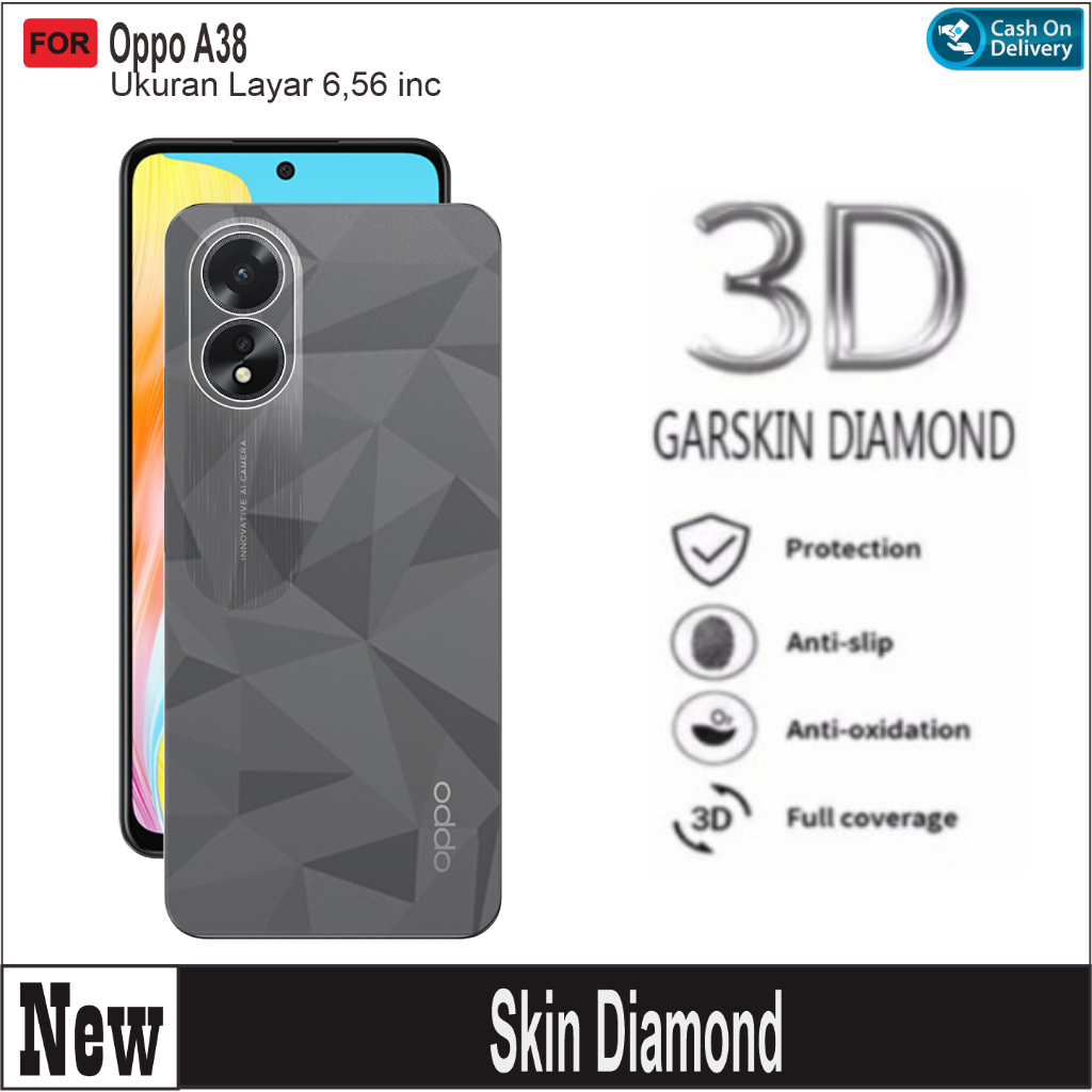 Jual Skin Carbon Oppo A38 Garskin Diamond Transformers Transparan 3D ...
