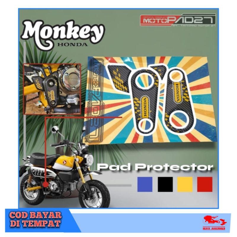 Jual Sticker Honda Monkey 125 Stiker Footstep Protector Honda Monkey ...