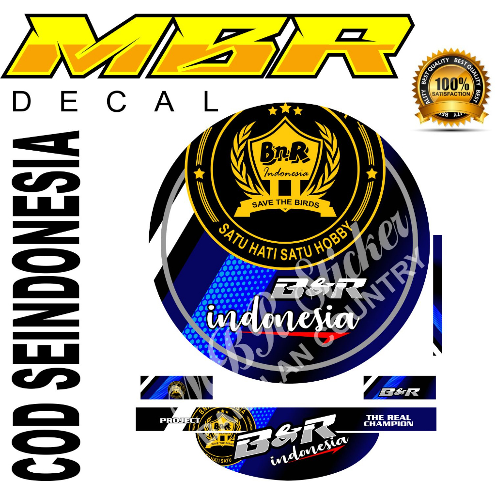 Jual DECAL TEBOK MURAI REPLIKA BNR,,STIKER DECAL TEBOK MURAI CUSTOM ...