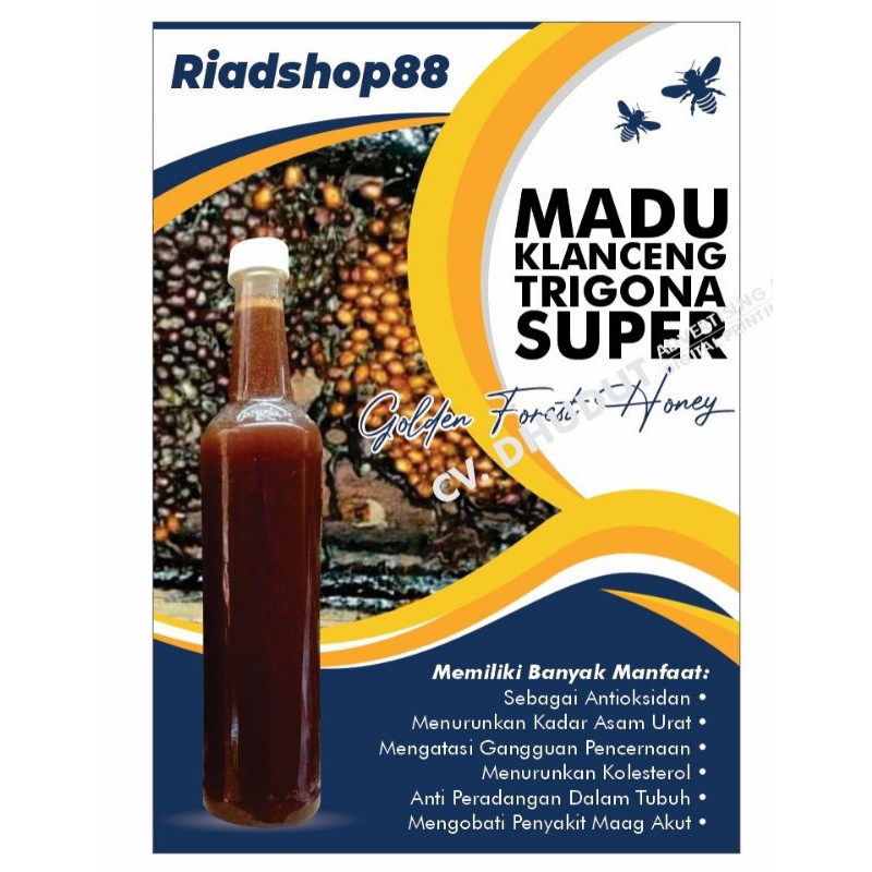 Jual Madu Klanceng Bambu Murni,,Madu Asam urat/Madu Trigona/Kelulut ...