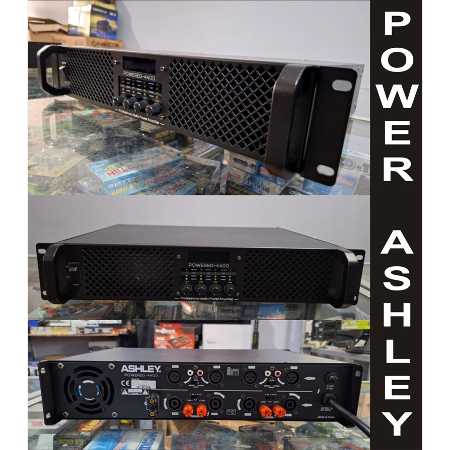 Jual POWER AMPLI PROFESIONAL ASHLEY POWERED4400 1050W ORIGINAL ORI ...