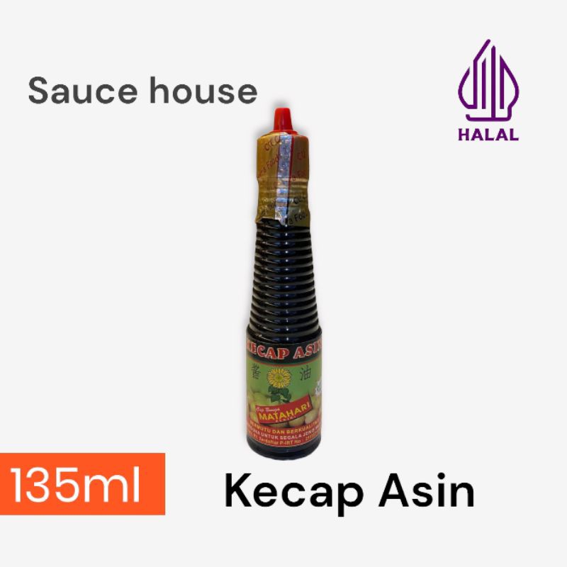 Jual KECAP ASIN (135ML) | Halal | Cap Bunga Matahari | Shopee Indonesia