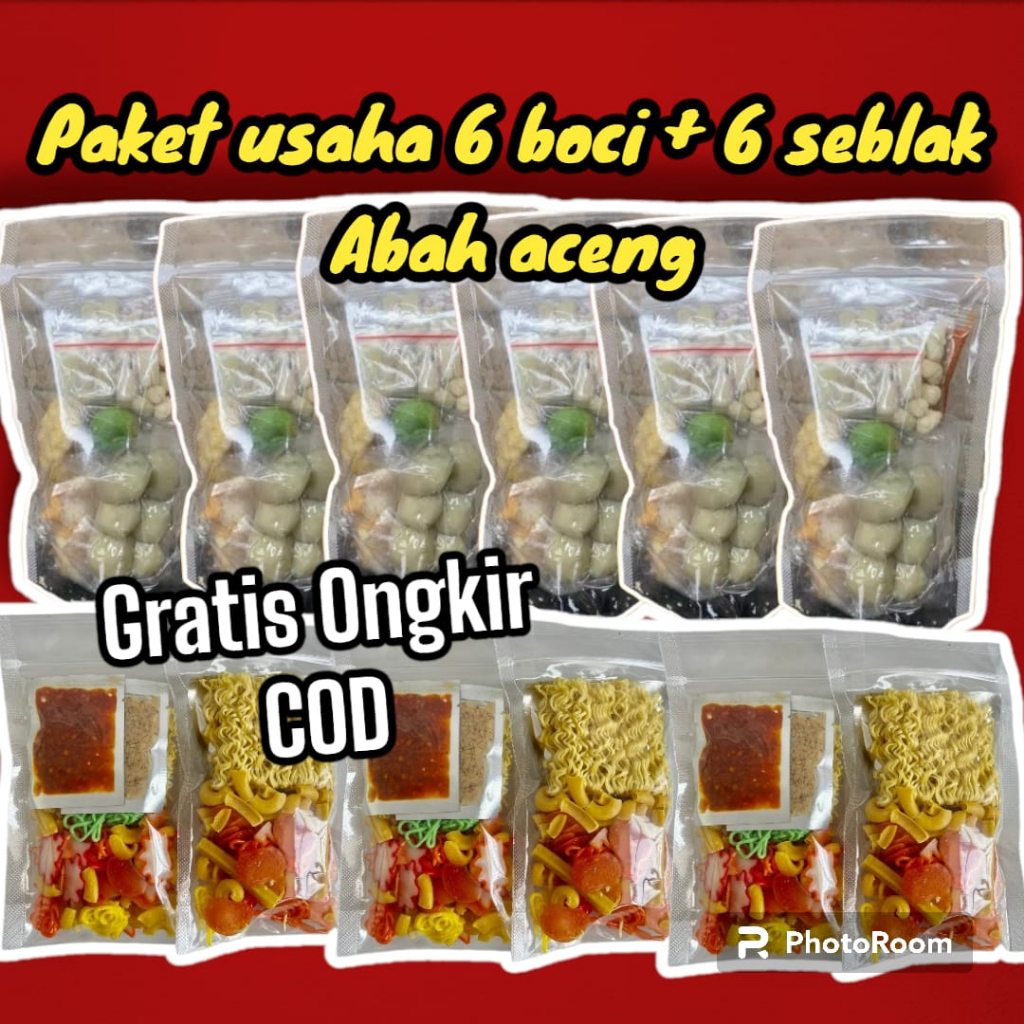 Jual Mix Baso Aci 6 Bks, Seblak Instan 6 bks Abah Aceng | Shopee Indonesia