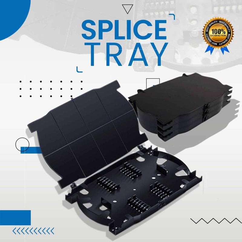 Jual splice tray 24 core / kaset fiber optic / splice tray FO | Shopee ...